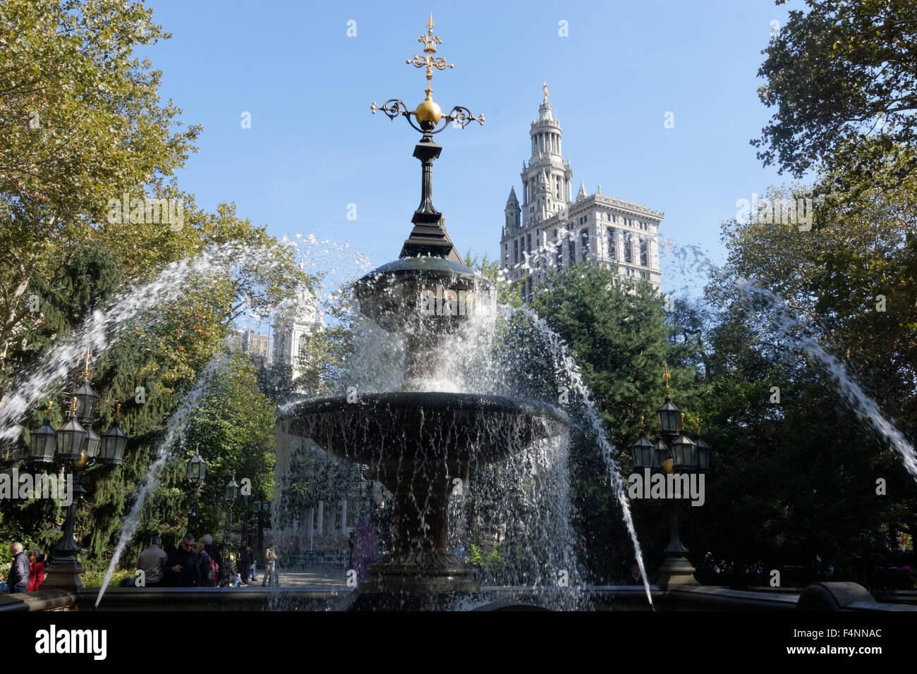 Jacob Wrey Mould designed the fountain in City Hall Park in 1871. New ...