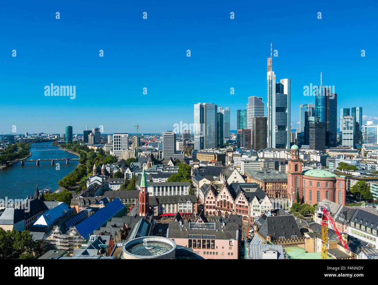 Frankfurt financial city hi-res stock photography and images - Alamy