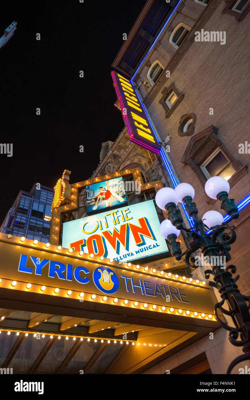 Lyric theatre broadway hi-res stock photography and images - Alamy