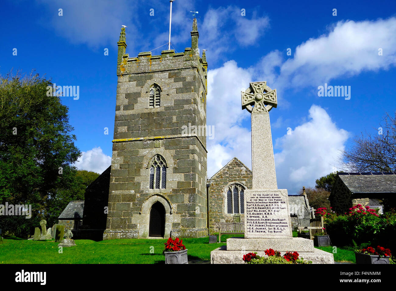 Saint Mellanus Anglican Church, Mullion Village, Lizard Peninsula ...