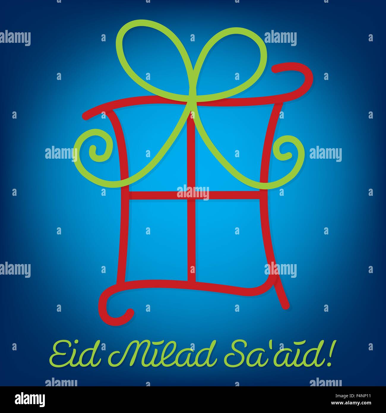 Bright Arabic "Happy Birthday" card in vector format Stock Vector Image ...
