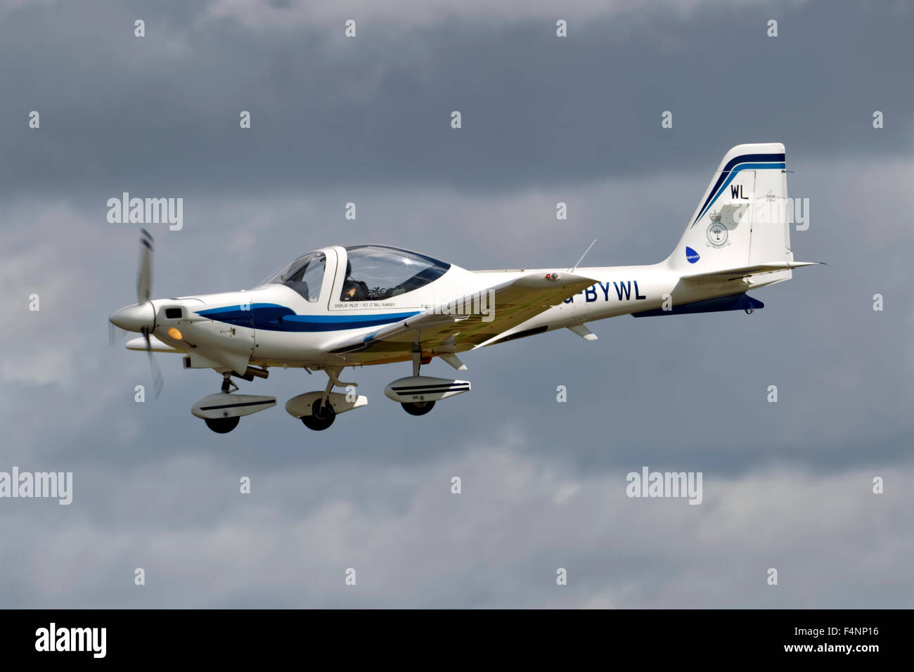 A Royal Air Force Grob G.115E Tutor,G-BYWL, of No 115(R) Squadron ...