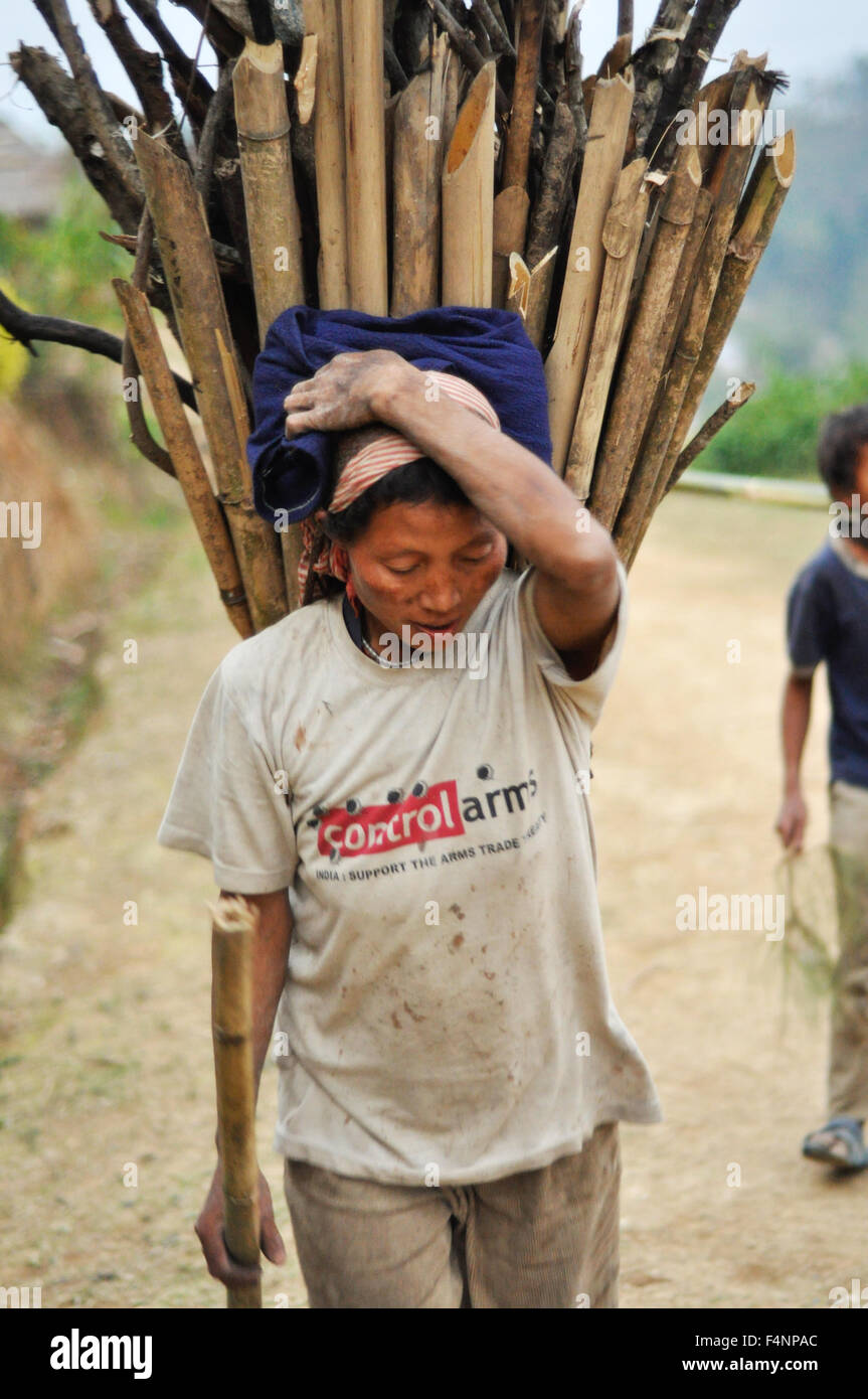 Heavy load woman hi-res stock photography and images - Alamy