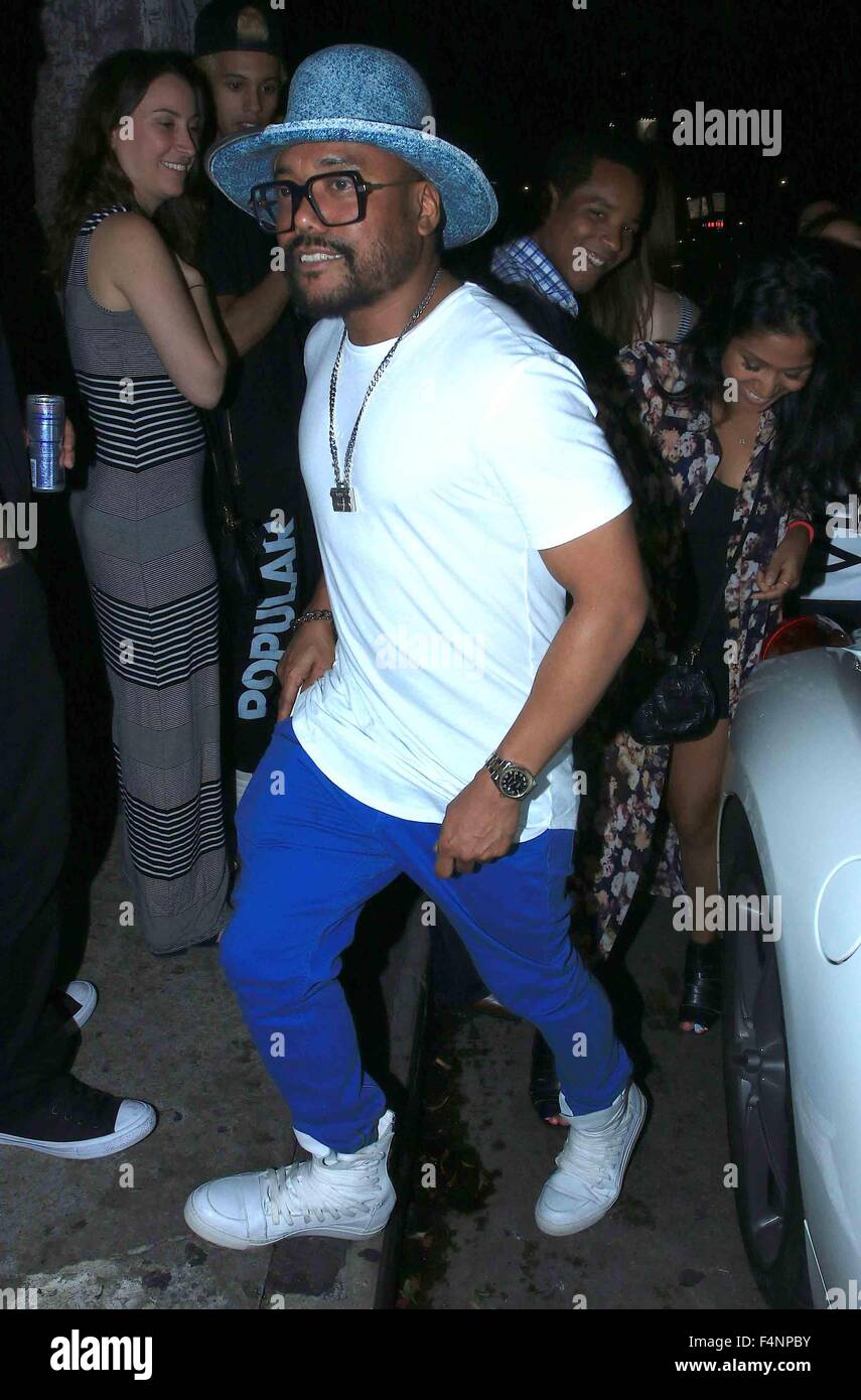 apl.de.ap parties at Warwick nightclub in Hollywood Featuring: Allan ...