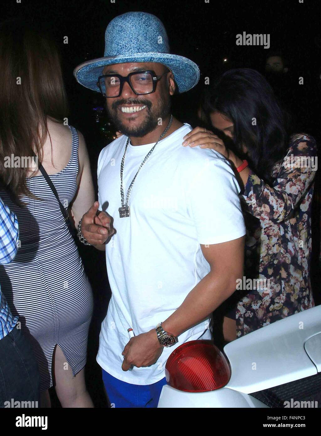 apl.de.ap parties at Warwick nightclub in Hollywood Featuring: Allan ...