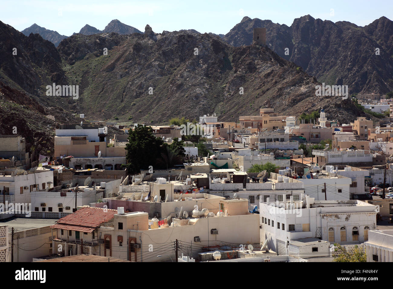 Skyline of courage yard, Muscat, Oman Stock Photo - Alamy