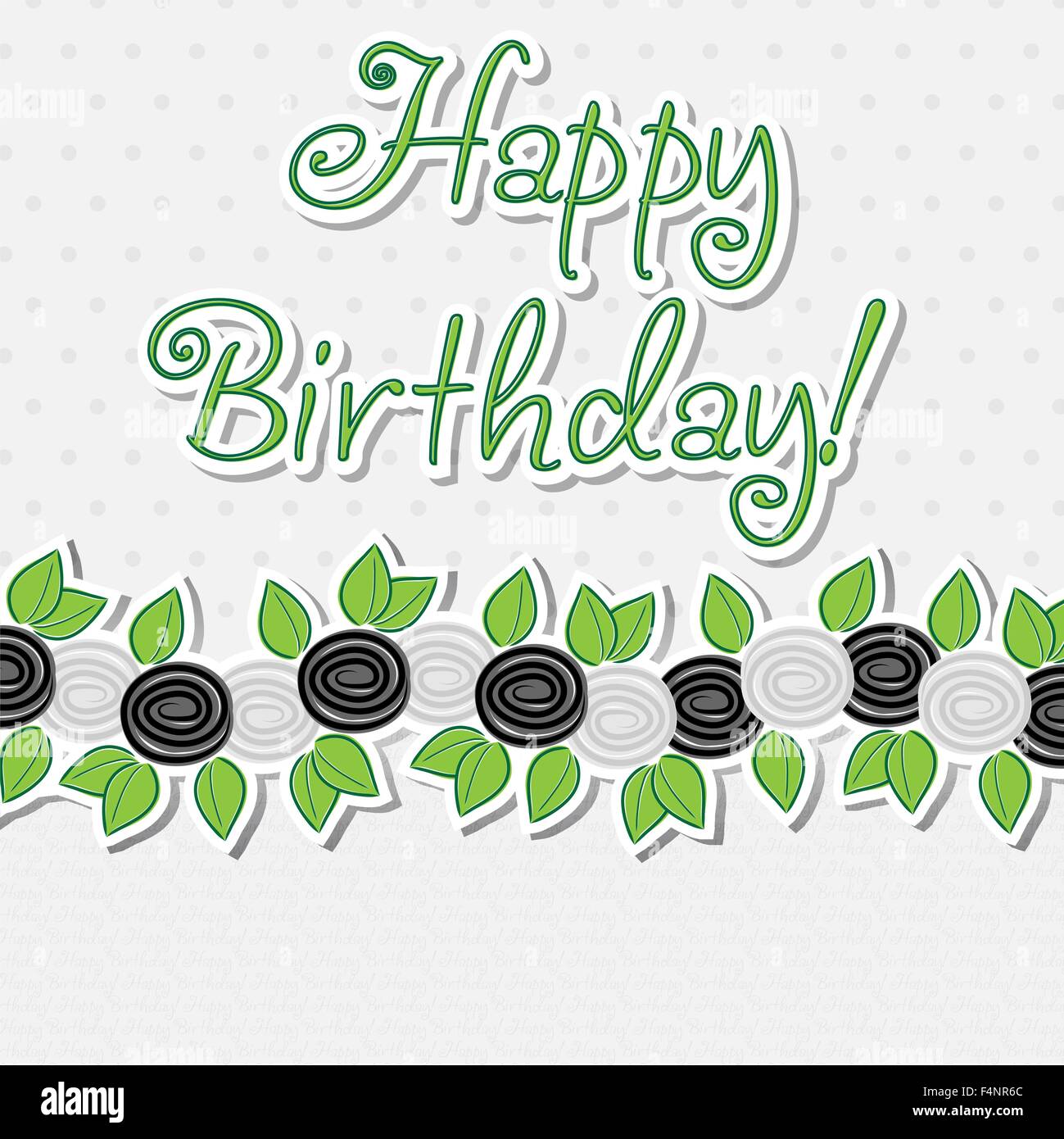 Rose birthday card in vector format Stock Vector Image & Art - Alamy