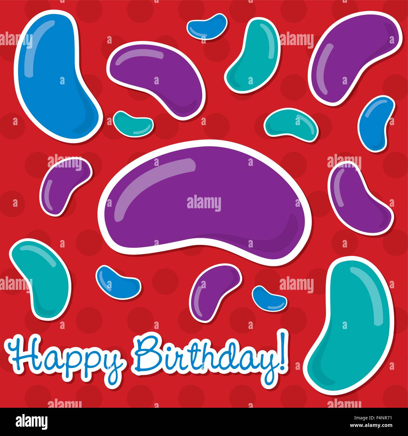 Happy birthday jelly bean card hi-res stock photography and images - Alamy