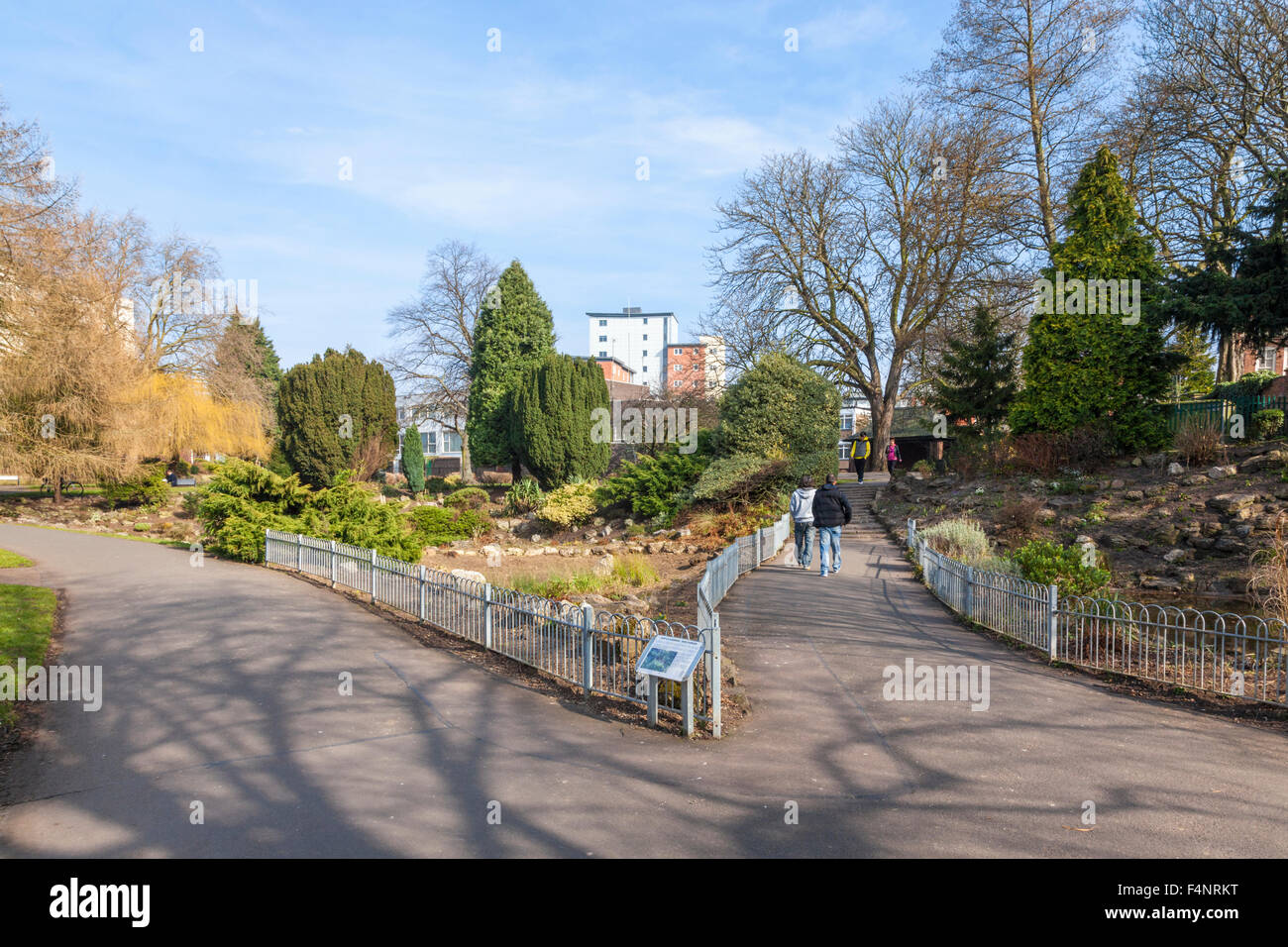 Leicester Castle Gardens, Leicester, England, UK Stock Photo - Alamy