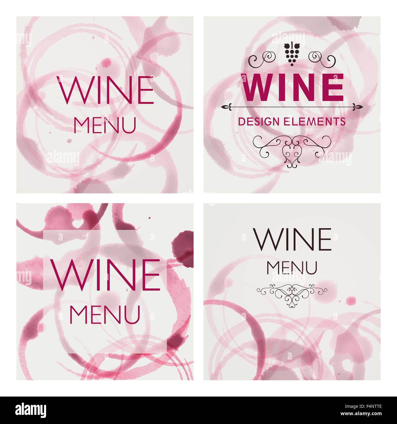 Wine Design Template Stock Photo - Alamy
