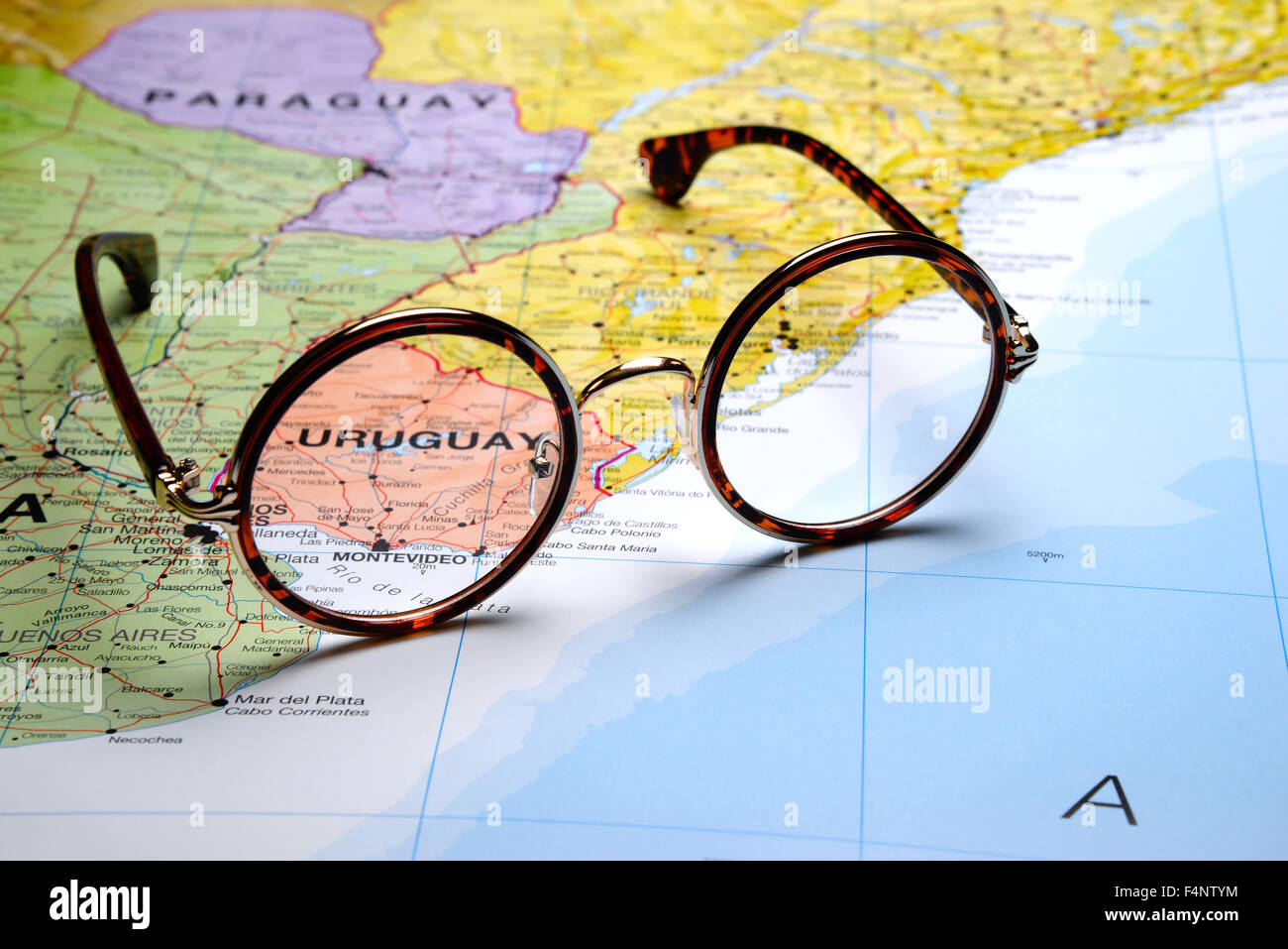 Map of montevideo hi-res stock photography and images - Alamy