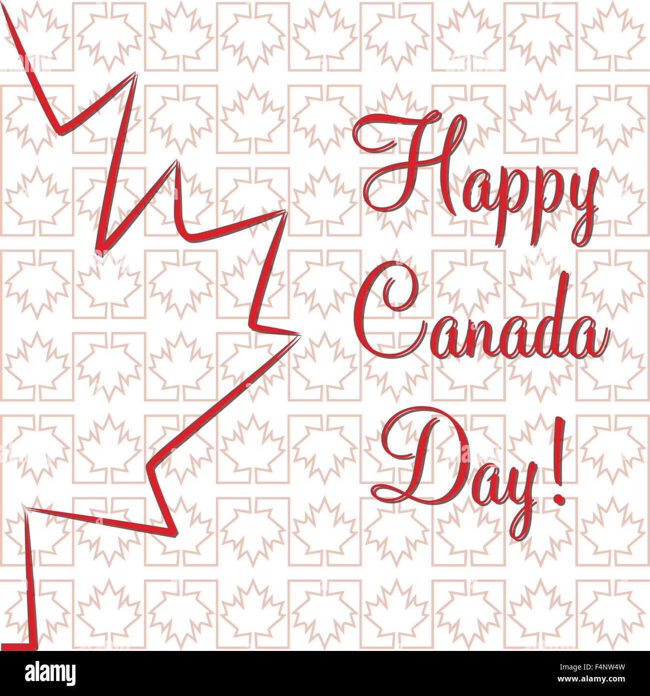 Canada Day card in vector format Stock Vector Image & Art - Alamy