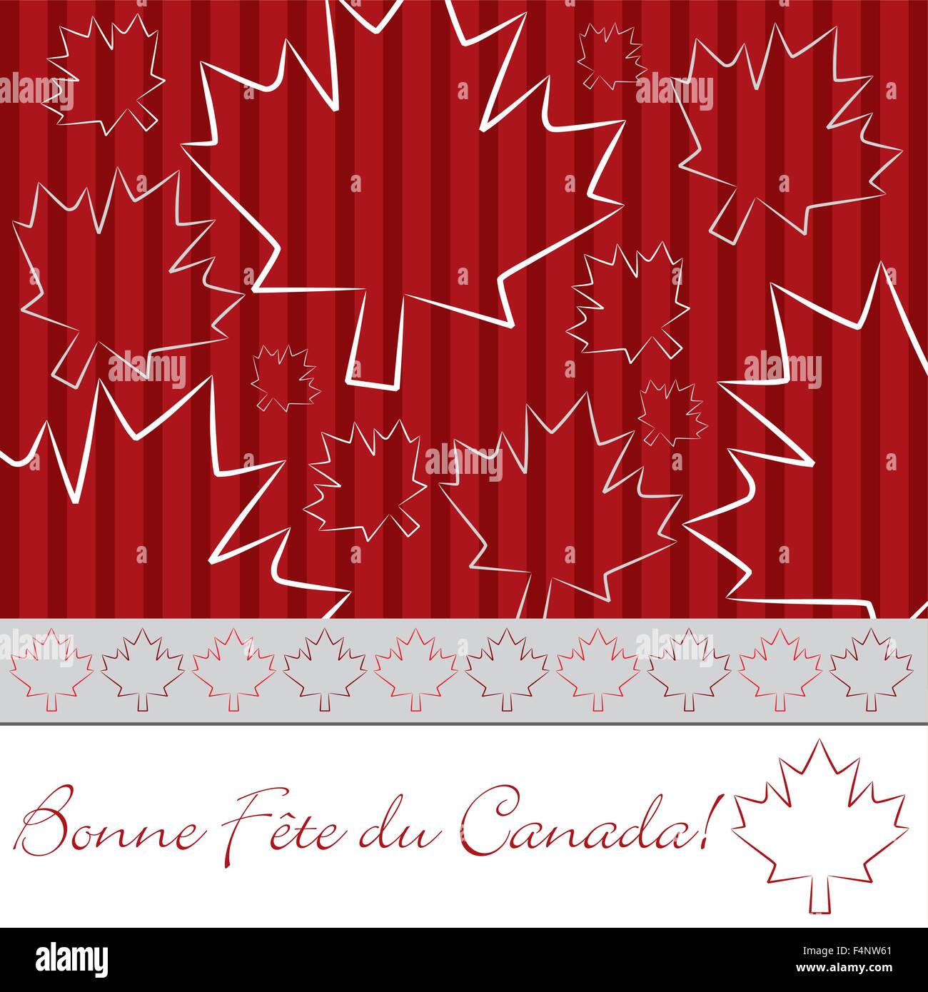 Hand drawn Canada Day card in vector format Stock Vector Image & Art ...