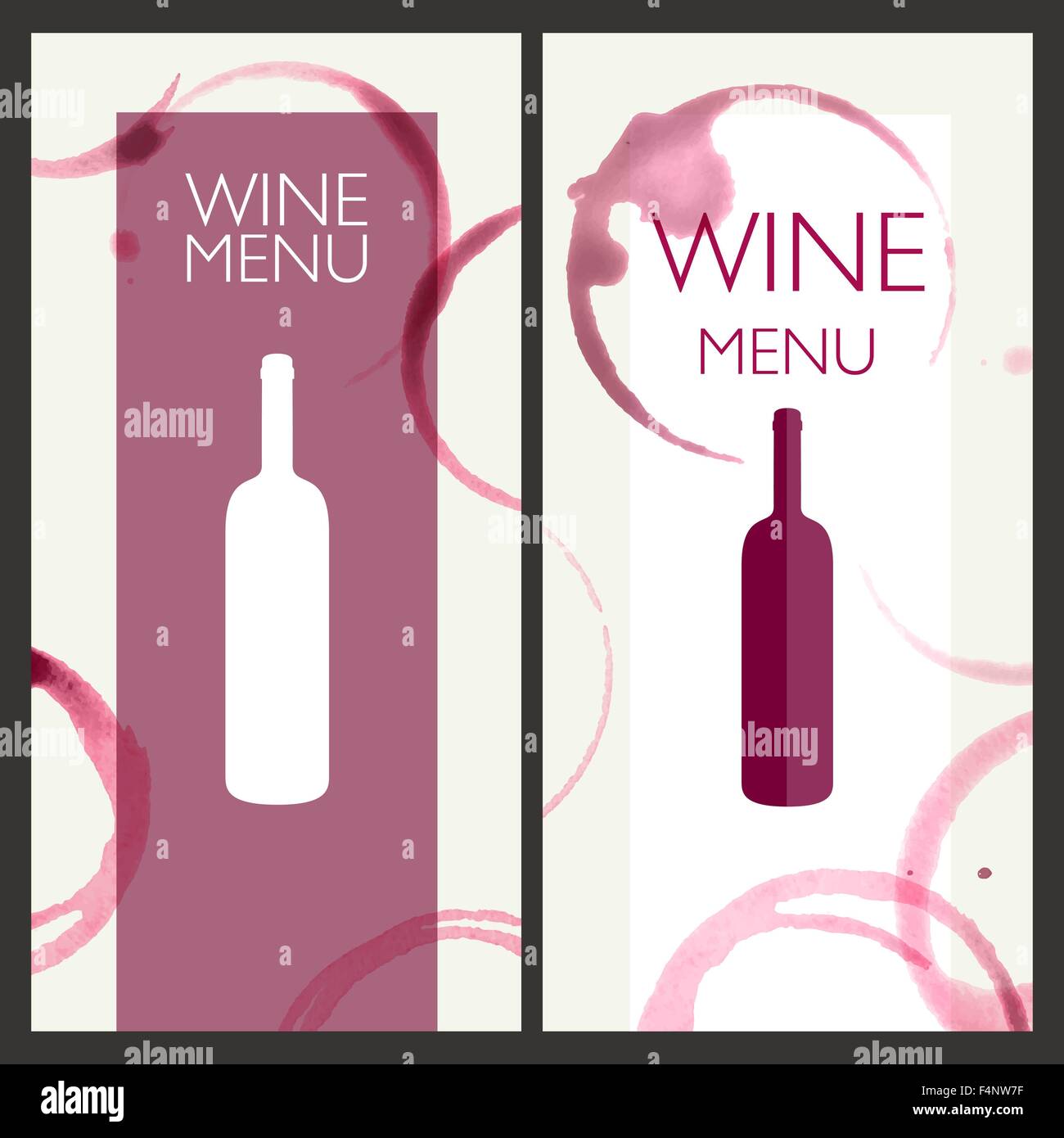 Wine Design Template Stock Photo - Alamy