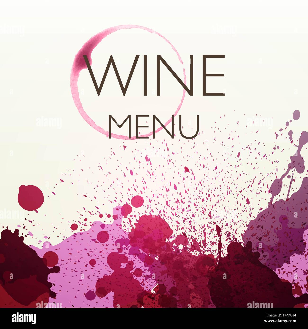 Wine Design Template Stock Photo - Alamy
