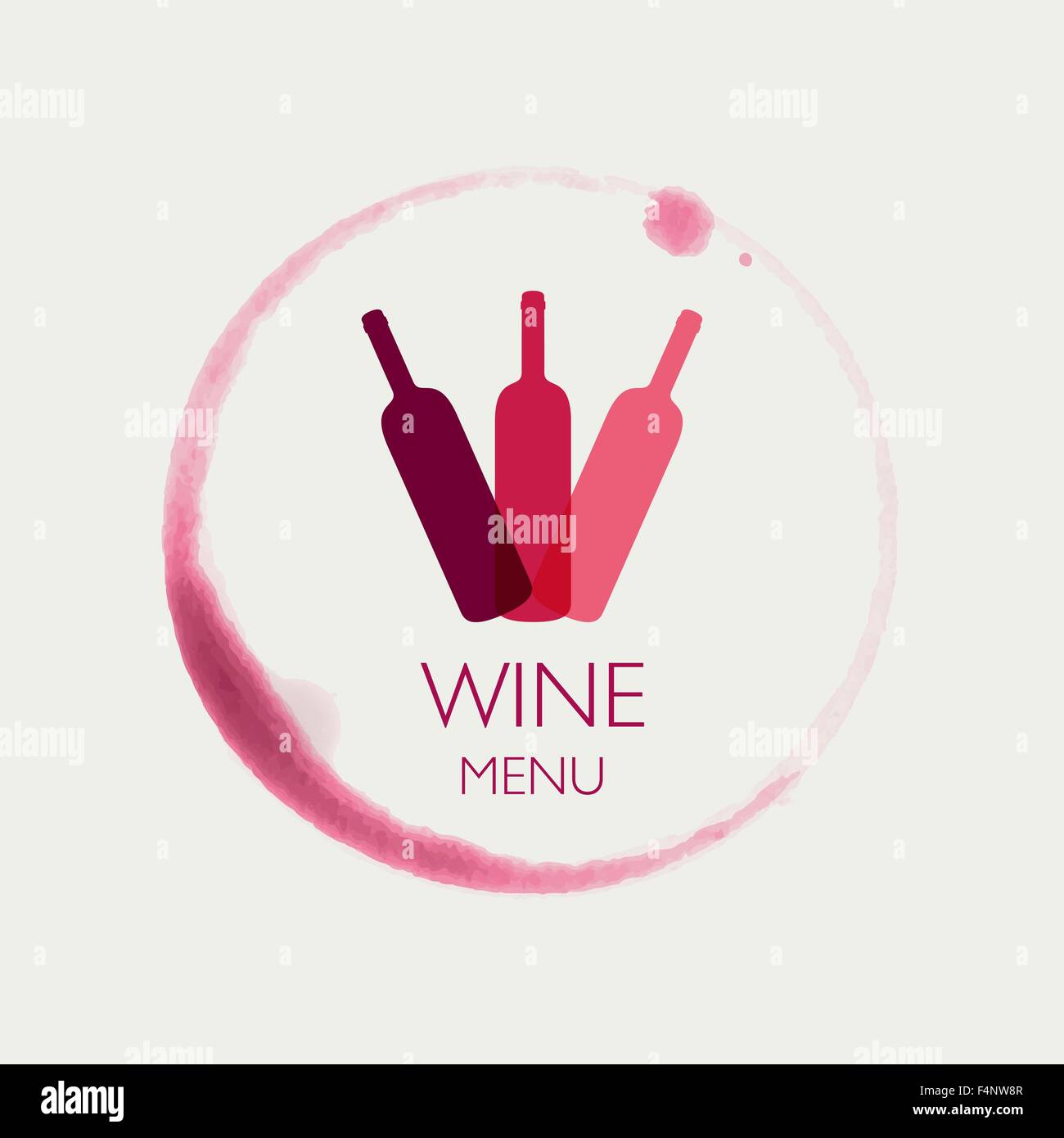 Wine Design Template Stock Photo - Alamy