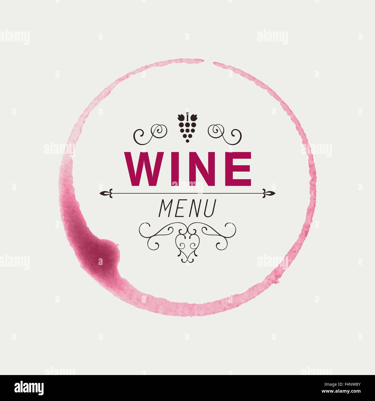 Wine Design Template Stock Photo - Alamy