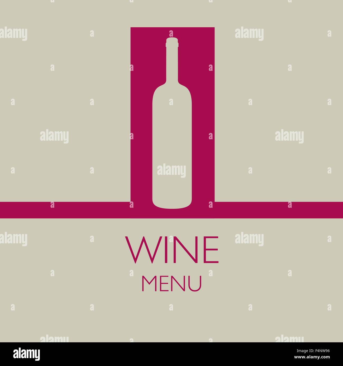Wine Design Template Stock Photo - Alamy