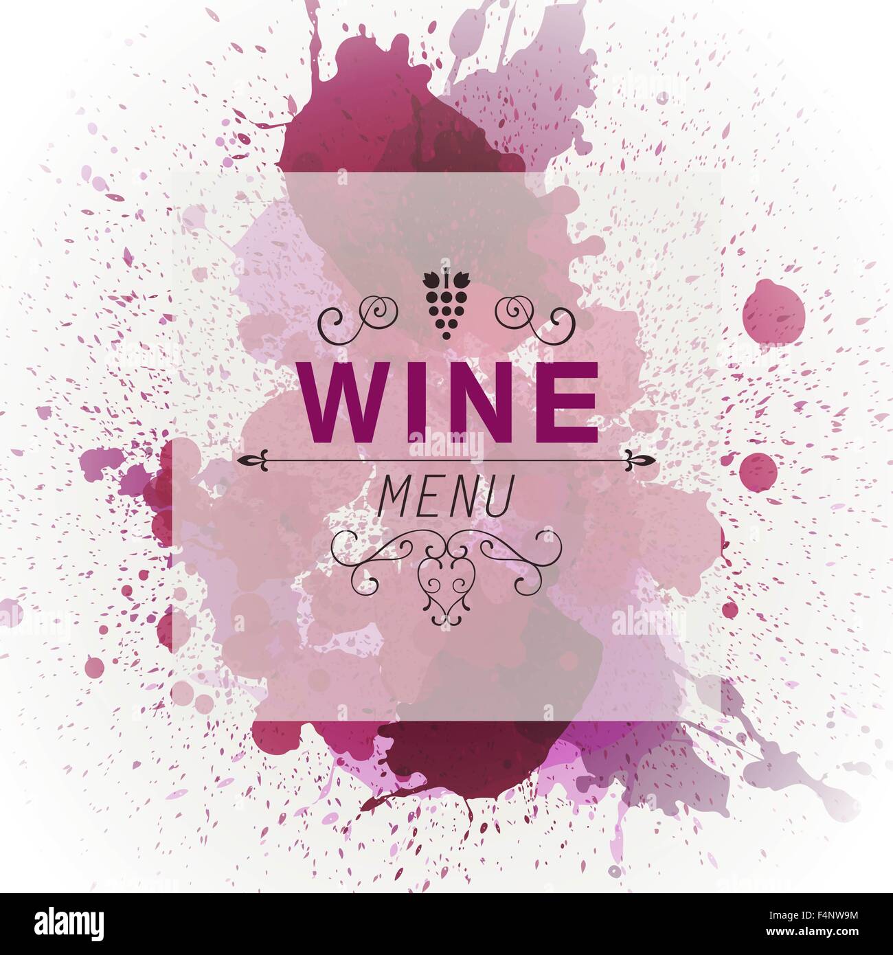 Wine Design Template Stock Photo - Alamy