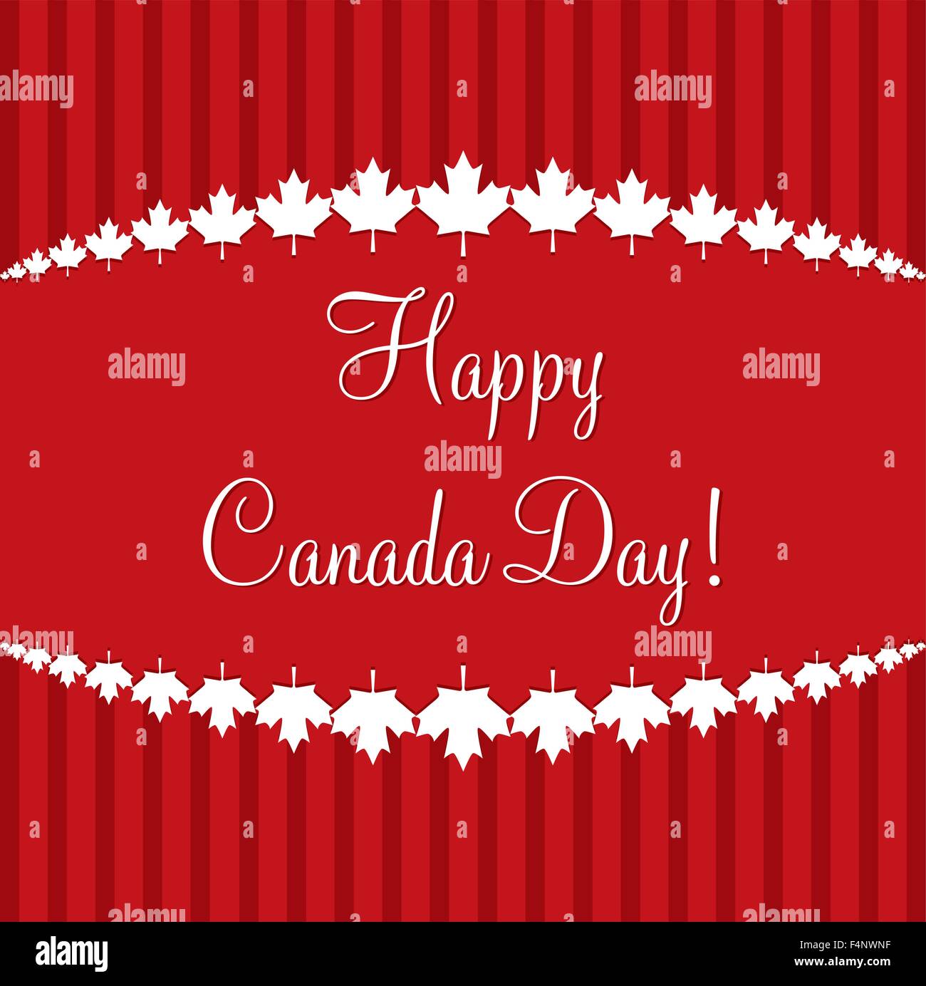 Canada Day card in vector format Stock Vector Image & Art - Alamy