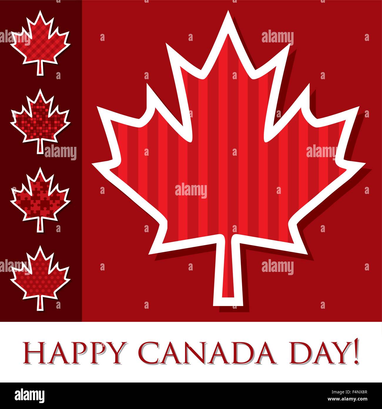 Canada Day card in vector format Stock Vector Image & Art - Alamy