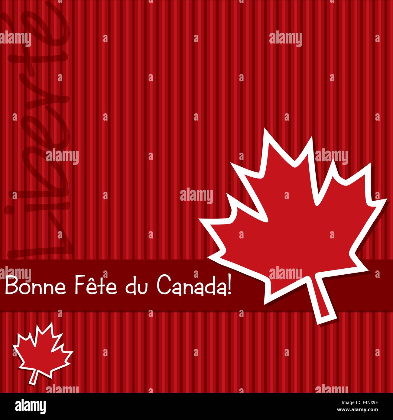 Canada Day card in vector format Stock Vector Image & Art - Alamy