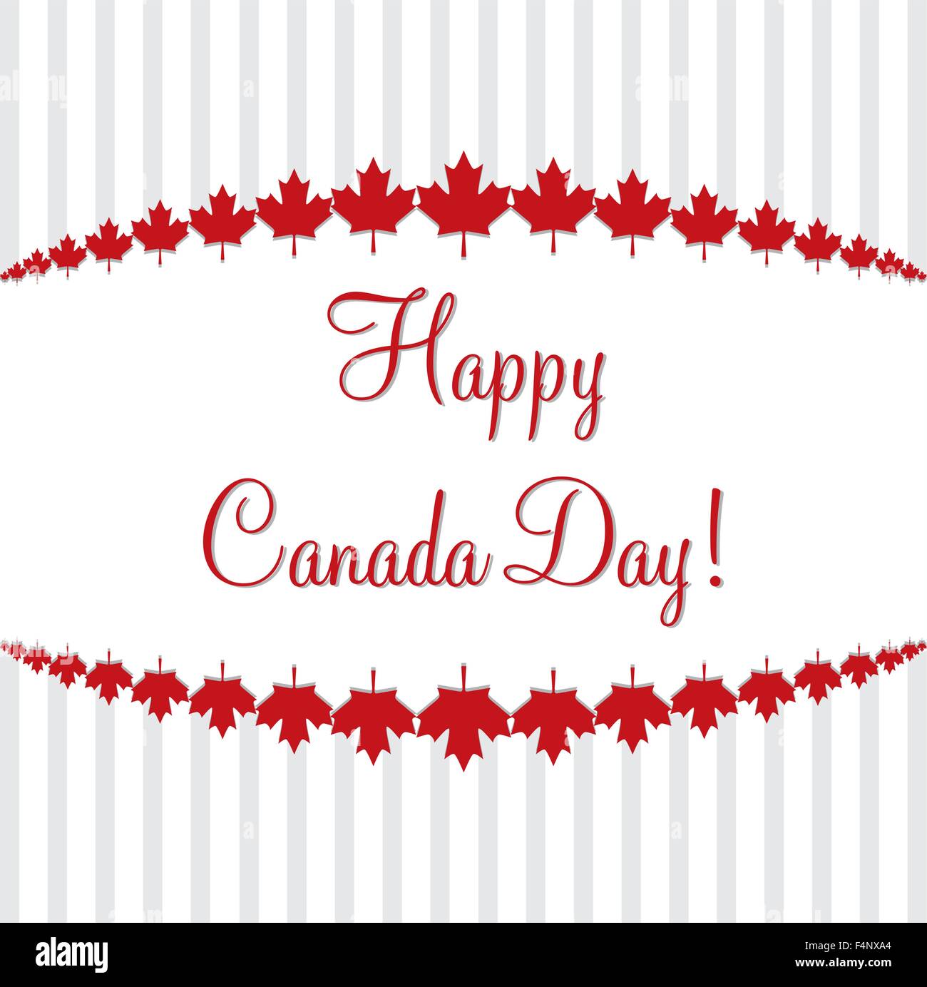 Canada Day card in vector format Stock Vector Image & Art - Alamy