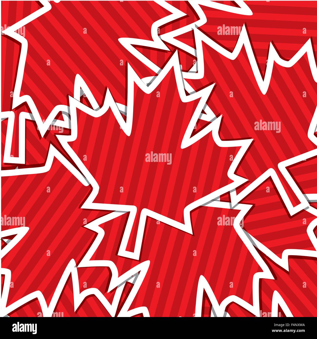 Scatter maple leaf Canada Day card in vector format Stock Vector Image ...