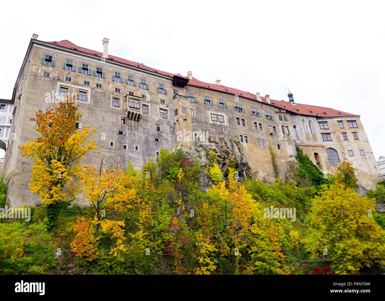 Cesky Krumlov castle in Autumn Stock Photo - Alamy