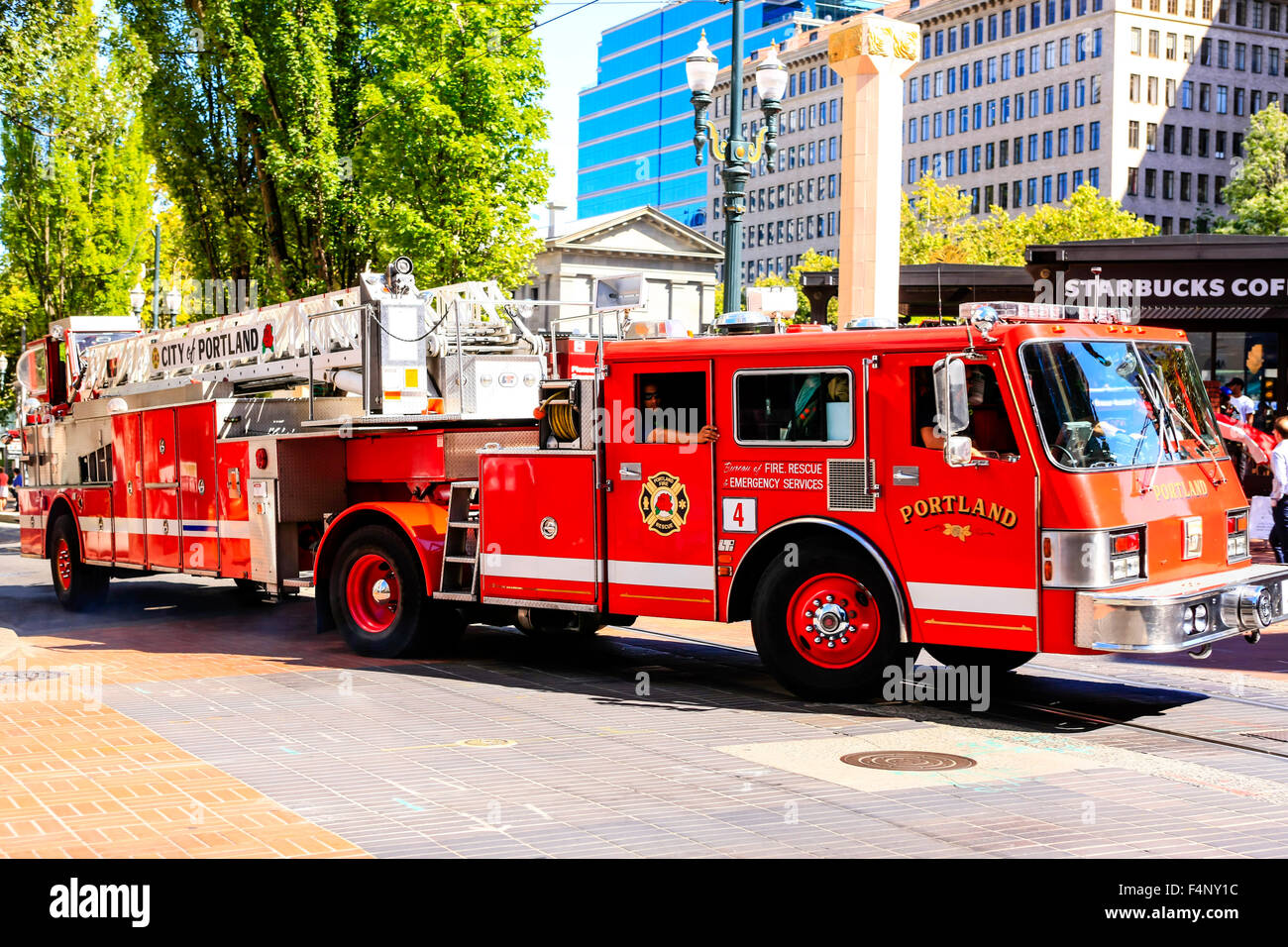 Fire truck ladders hi-res stock photography and images - Alamy
