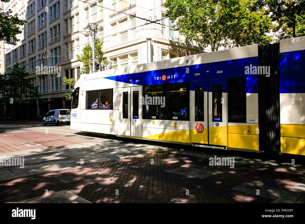 MAX Light Rail, the centerpiece of Portland's city public transport in ...