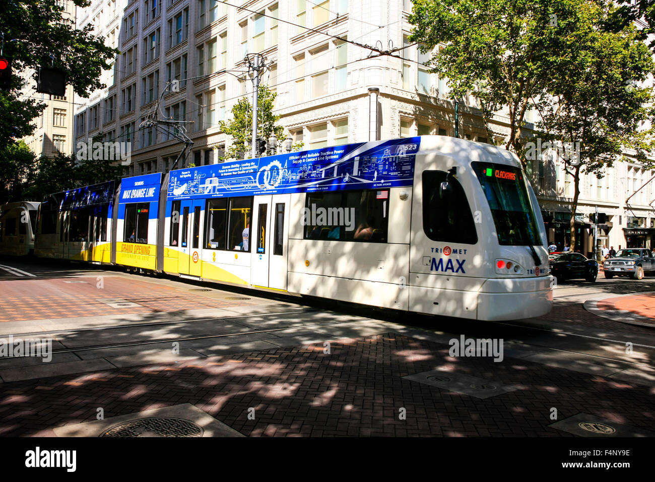 MAX Light Rail, the centerpiece of Portland's city public transport in ...