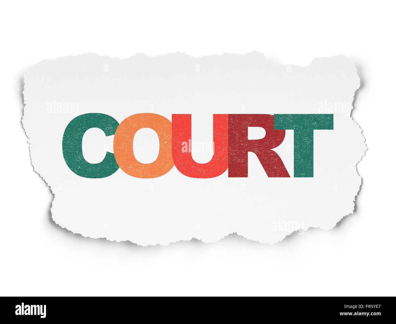 Law concept: Court on Torn Paper background Stock Photo - Alamy