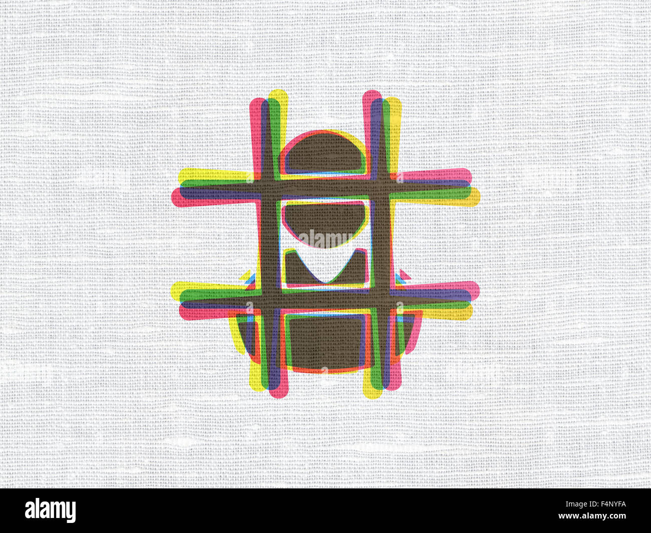 Law concept: Criminal on fabric texture background Stock Photo - Alamy