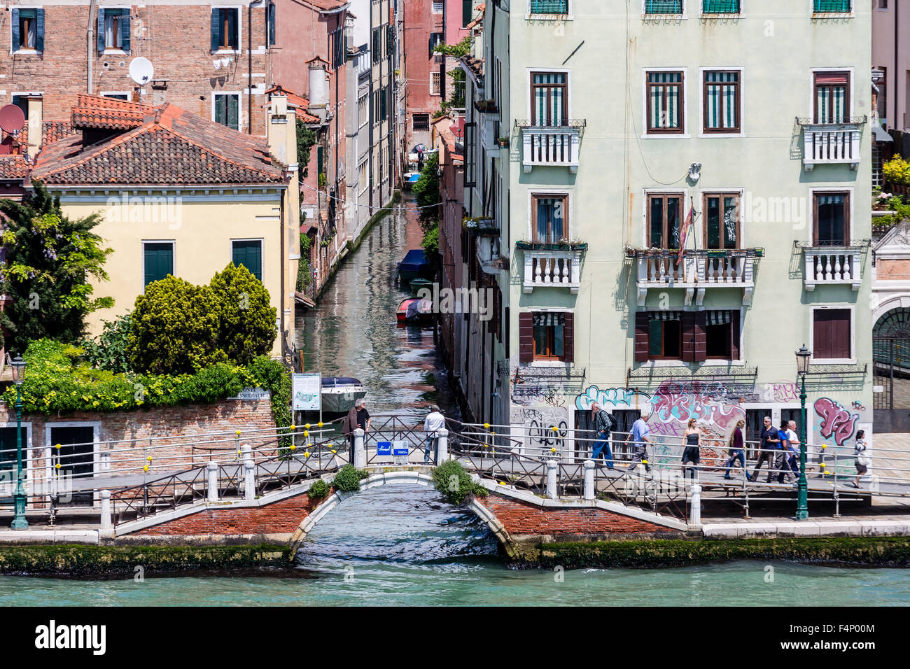 Graffiti on canal wall hi-res stock photography and images - Alamy