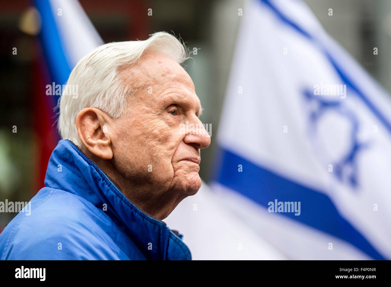 Hradec Kralove, Czech Republic. 21st Oct, 2015. Israeli pilot Daniel ...