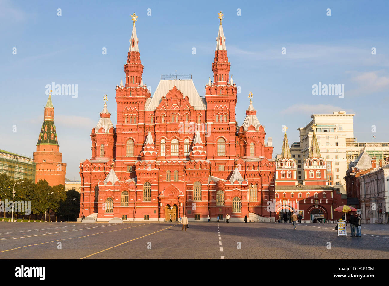 State Historical Museum, Red Square, Moscow, Russia on a fine, sunny ...