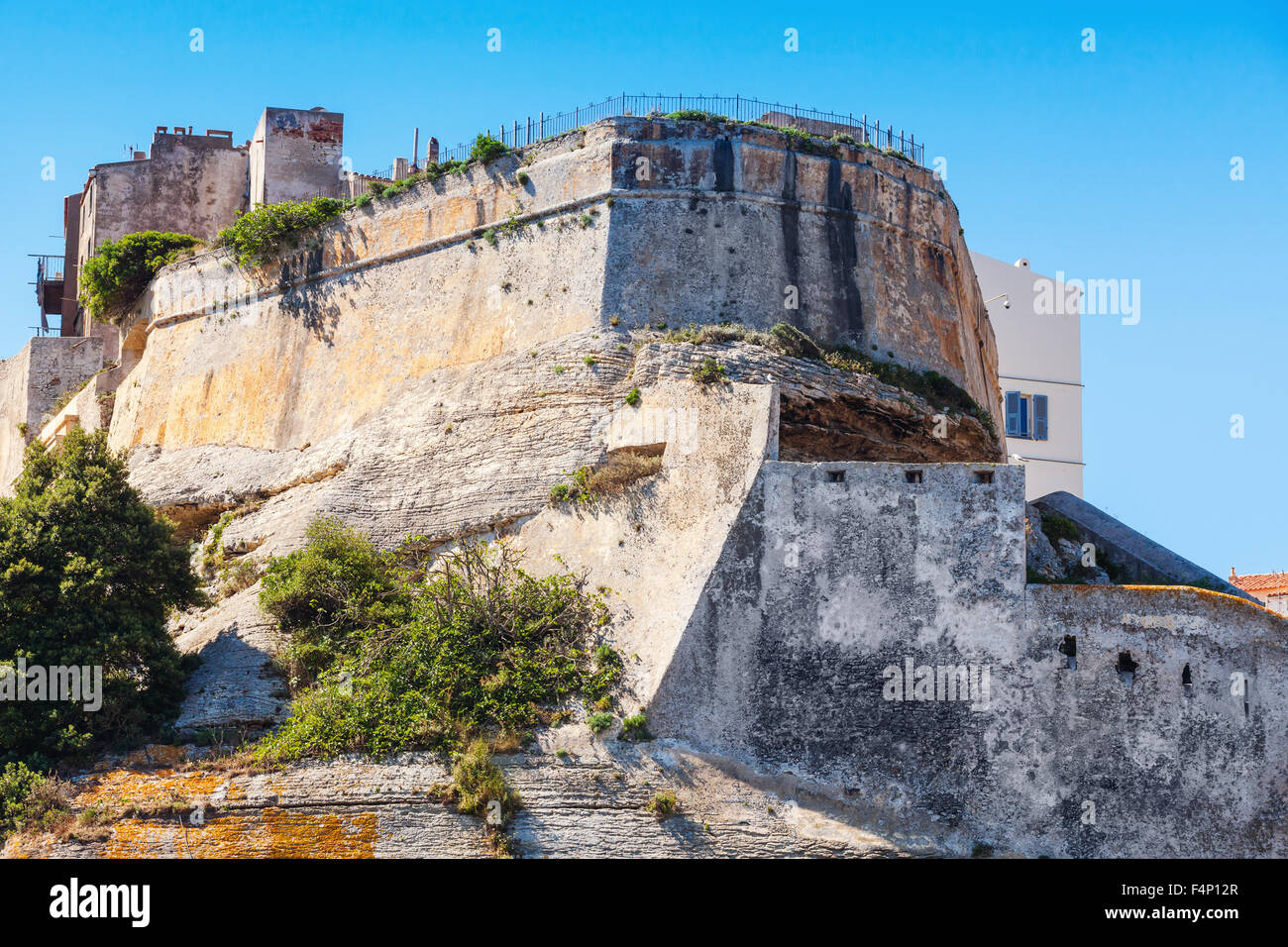 The citadel of Bonifacio, Corsica island, France Stock Photo - Alamy