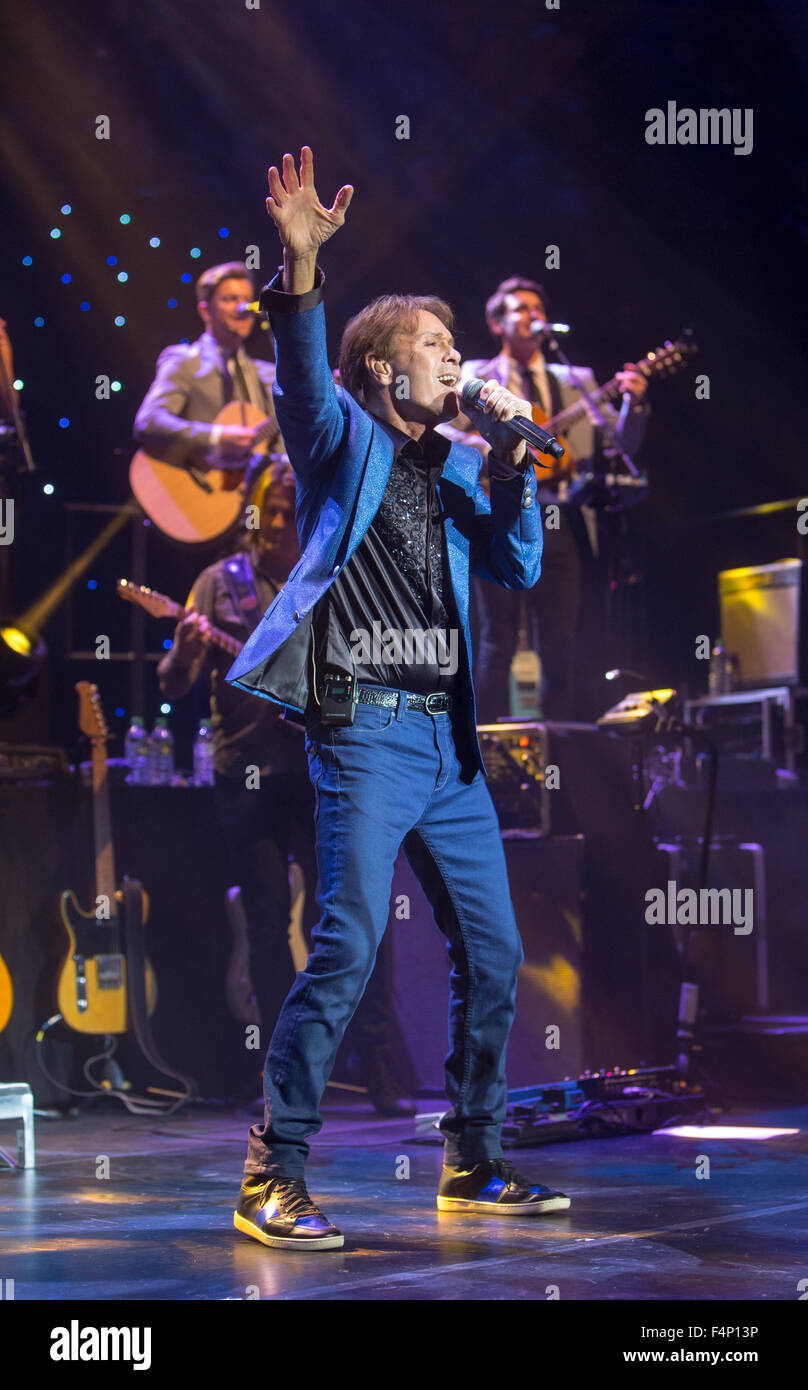 Sir Cliff Richard in concert at the Royal Albert Hall,London.The ...