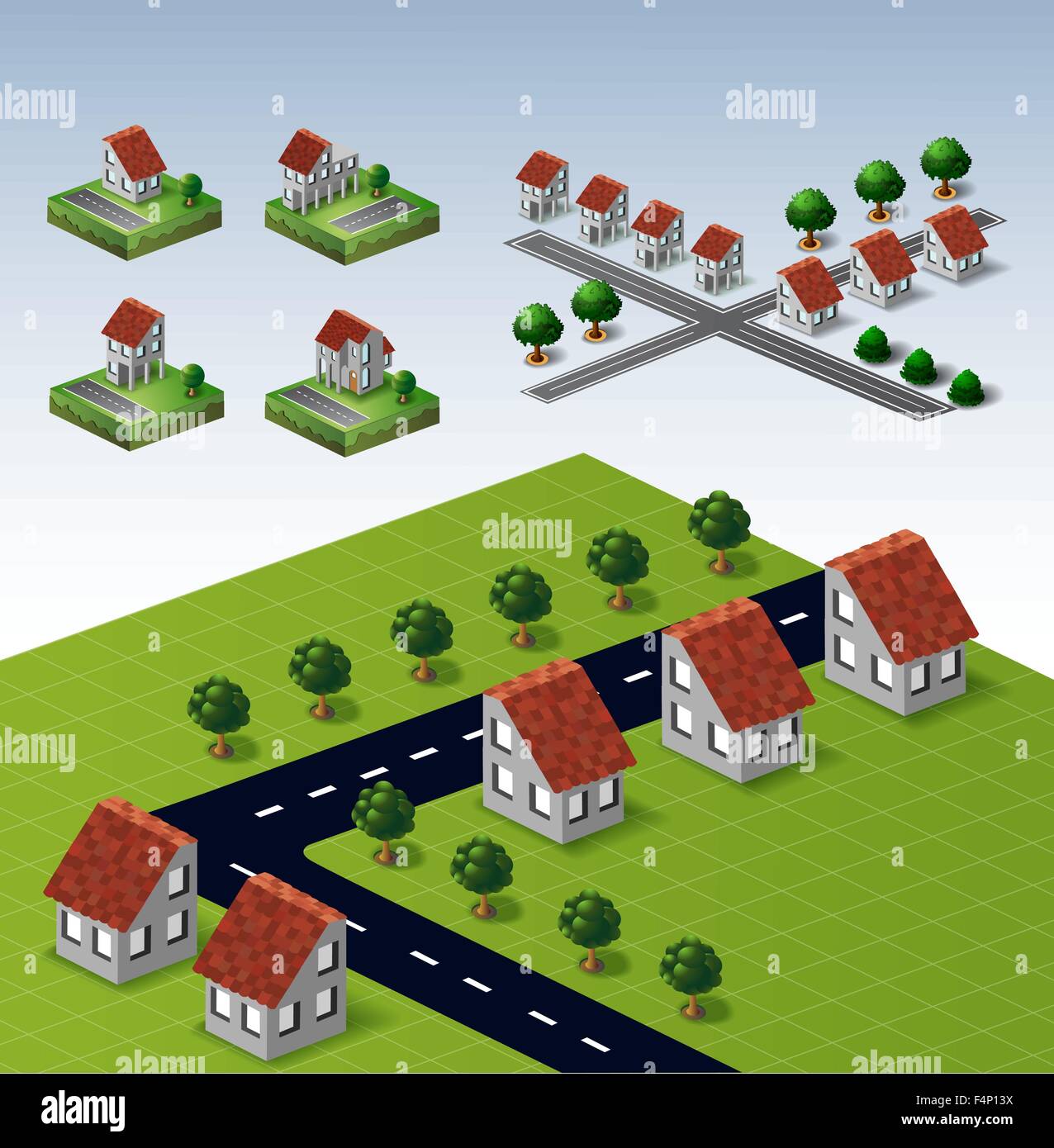 Rural model Stock Vector Images - Alamy