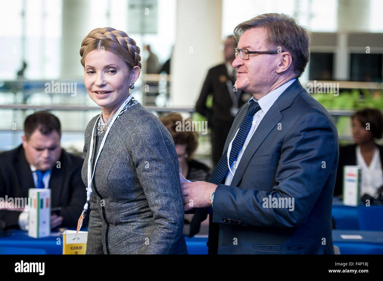Madrid, Mdr, Spain. 21st Oct, 2015. Yulia Tymoshenko Ukraine opposition leader former Prime ...
