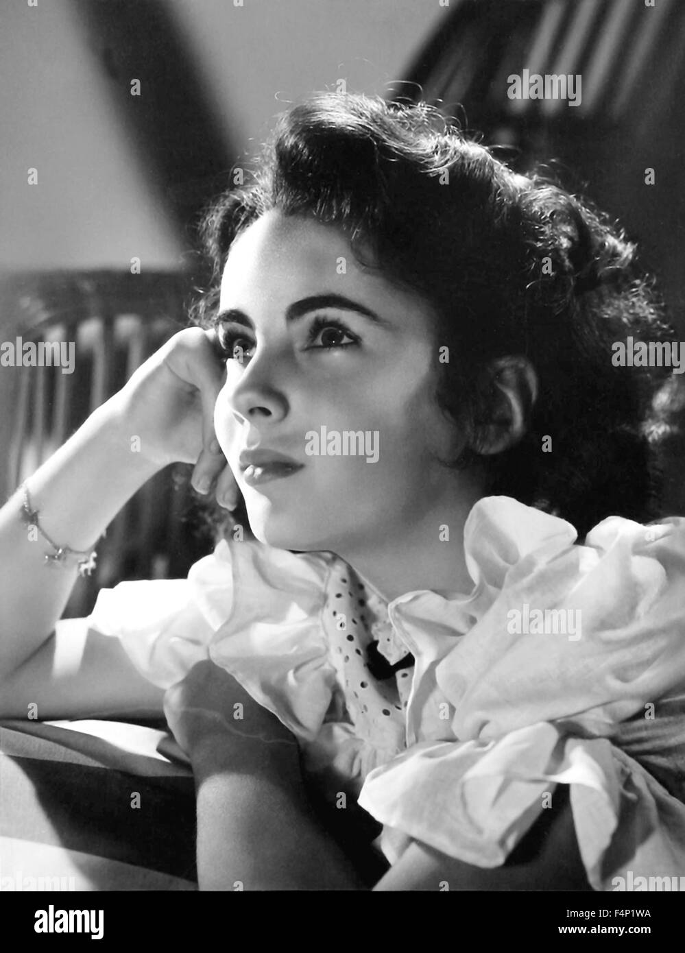 Portrait of Elizabeth Taylor Stock Photo - Alamy