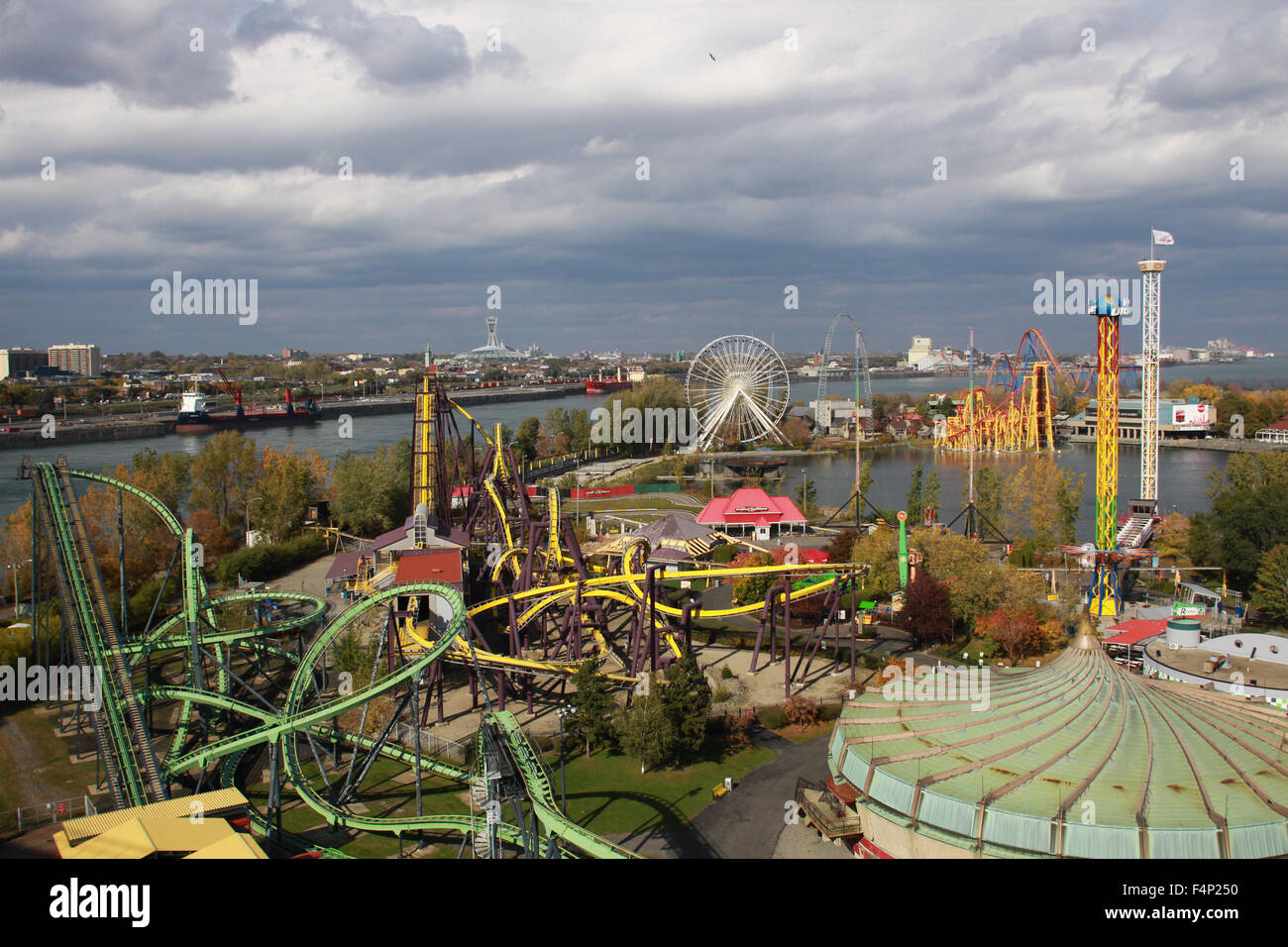 La Ronde Amusement park In Montreal, Quebec Stock Photo - Alamy