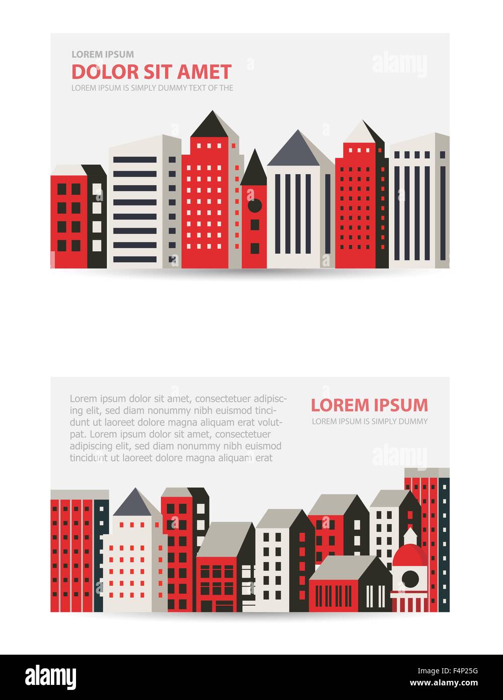 Cover page design landscape Cut Out Stock Images & Pictures - Alamy