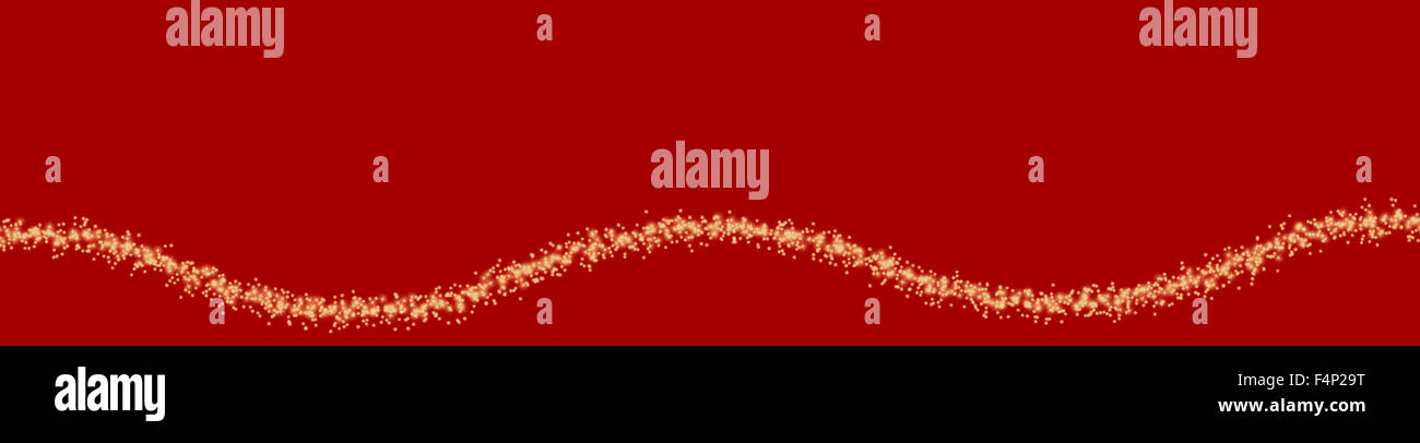 Star tail on red background Stock Photo - Alamy