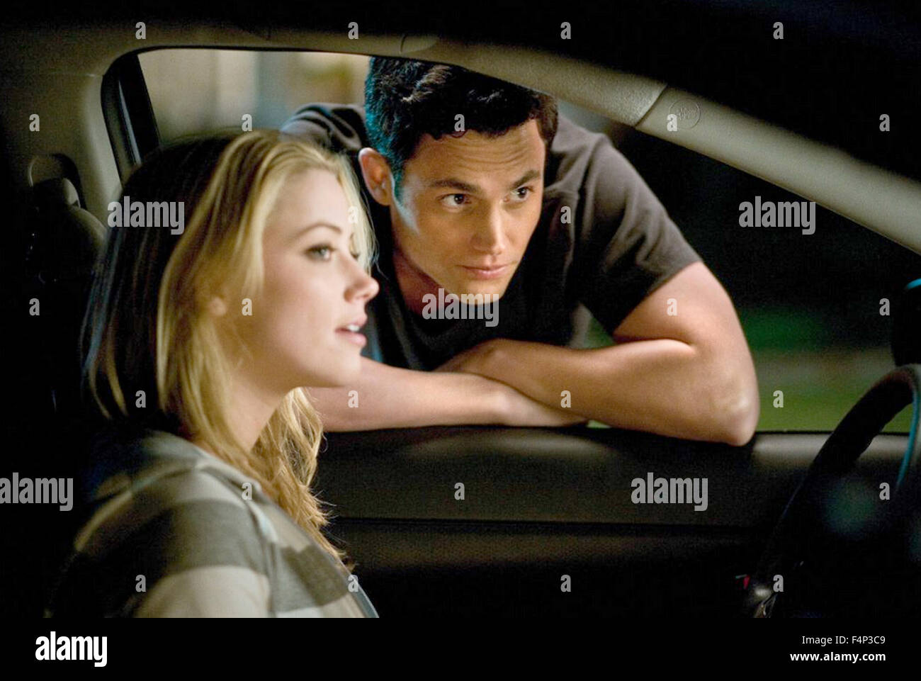 THE STEPFATHER 2009 film with Amber Heard and Penn Badgley Stock Photo ...