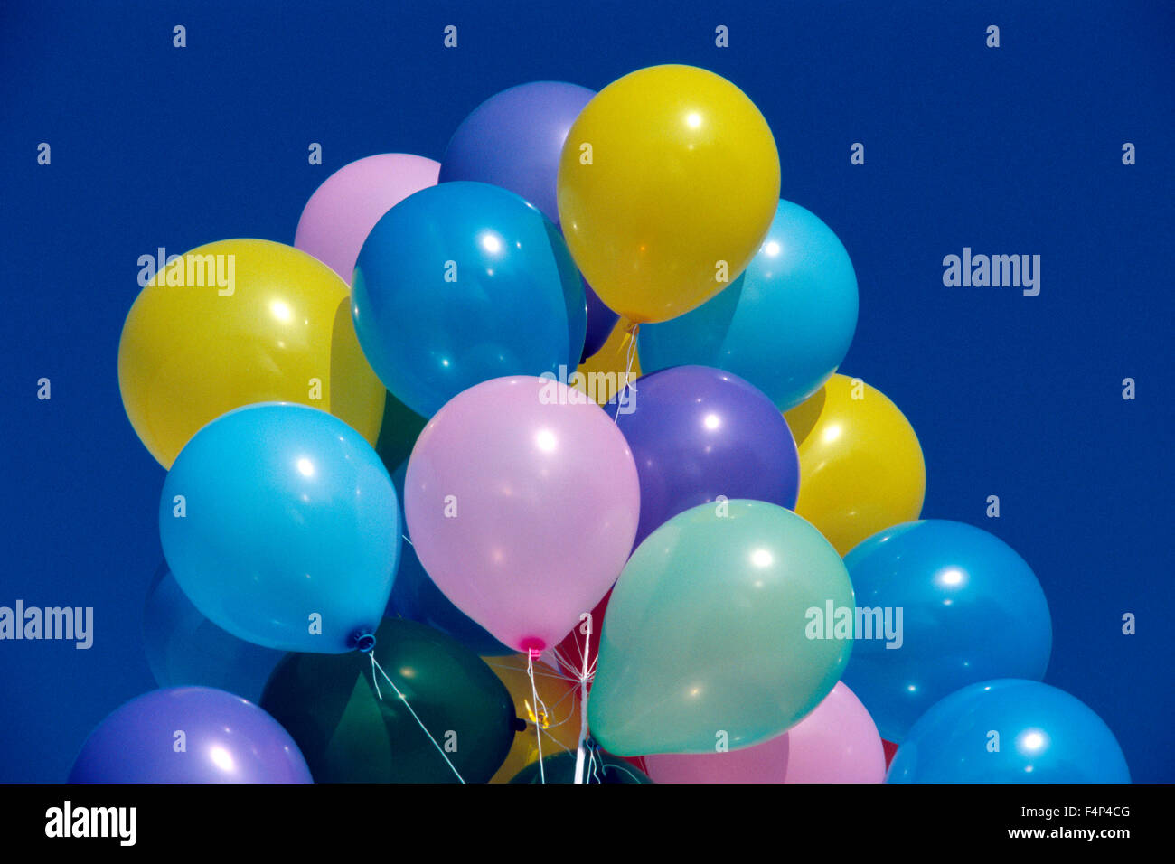 A Bunch of Balloons Stock Photo - Alamy