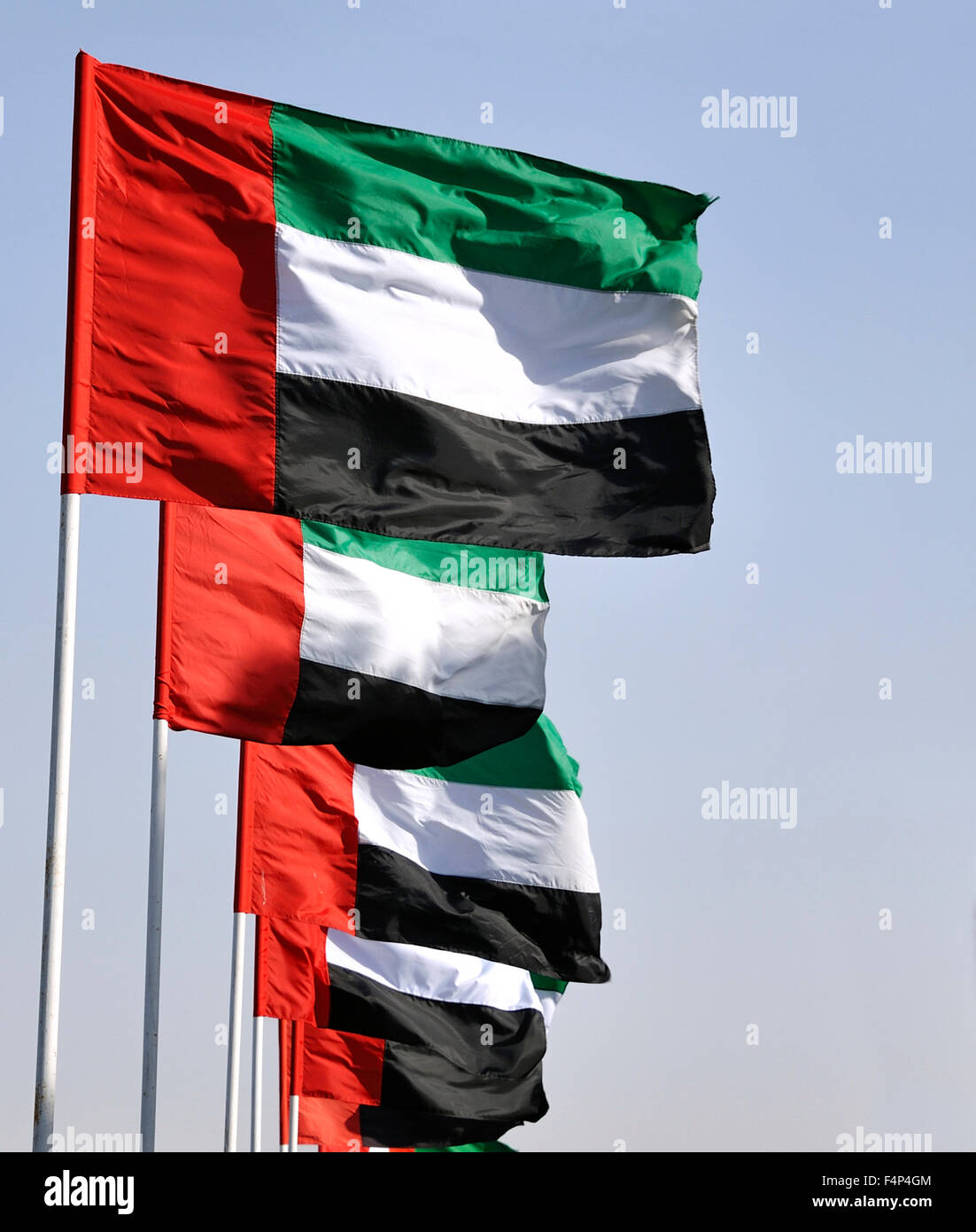 Flags of the United Arab Emirates Stock Photo - Alamy