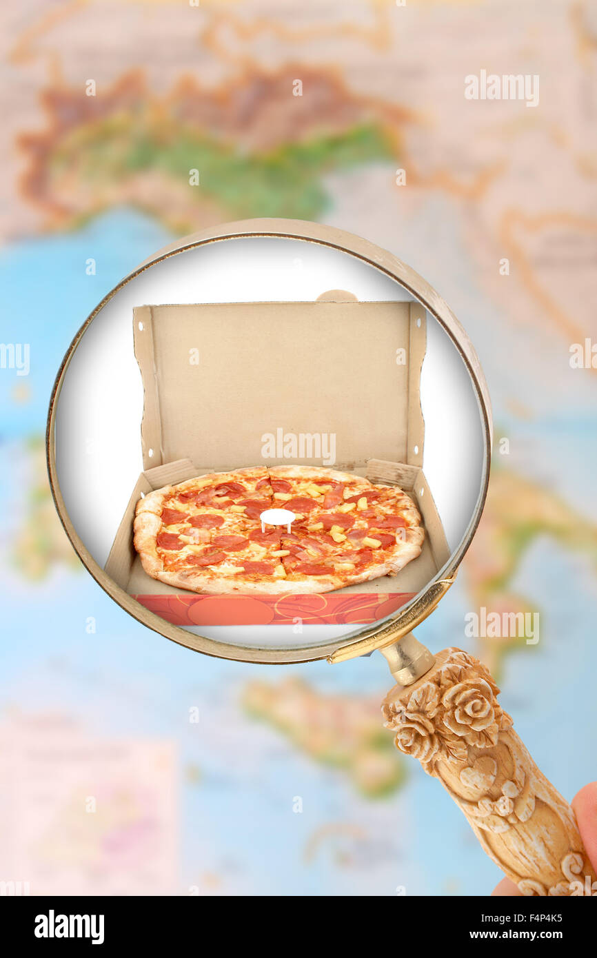 Pizza world map hi-res stock photography and images - Alamy