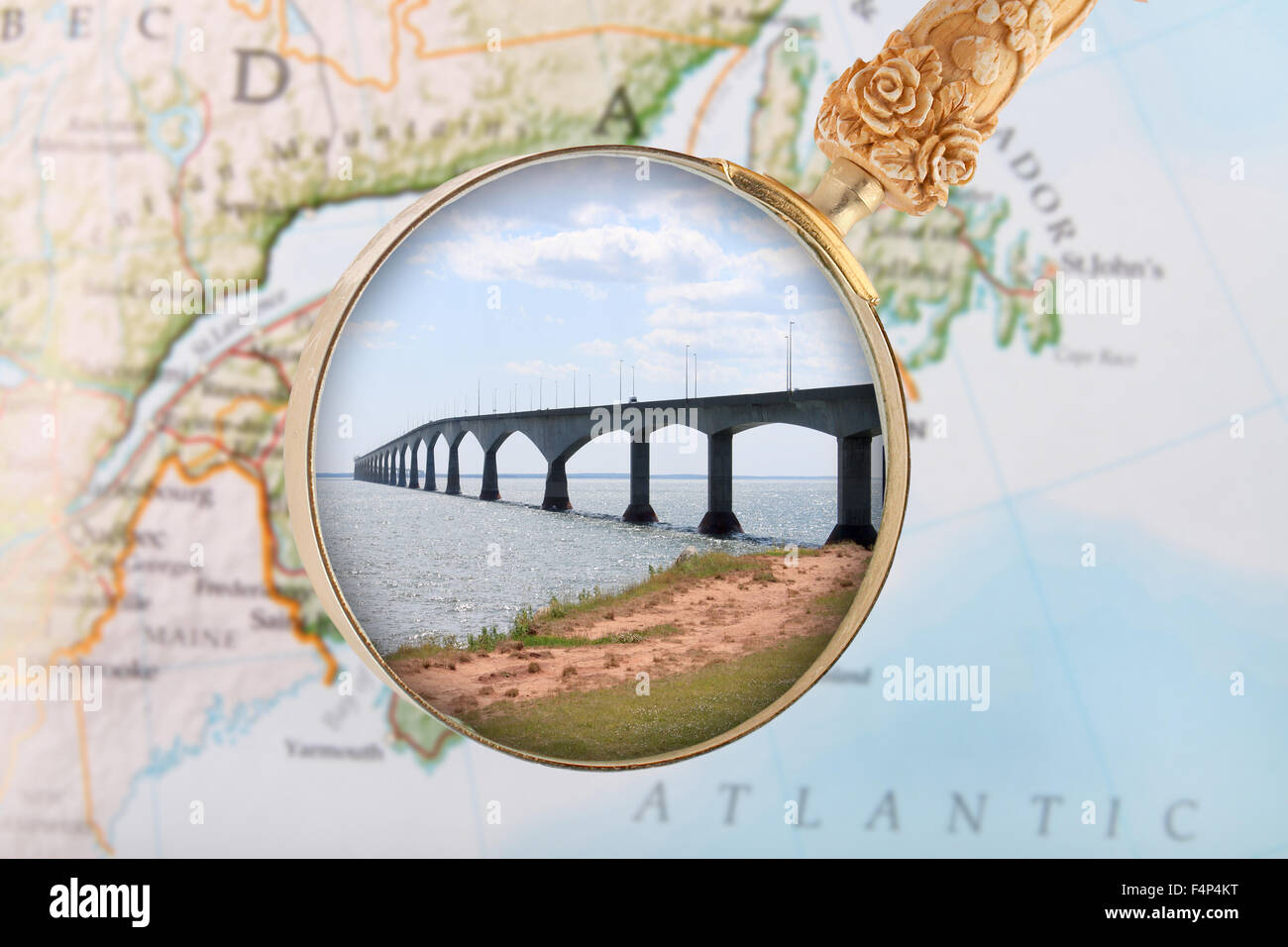 Prince edward island map hi-res stock photography and images - Alamy